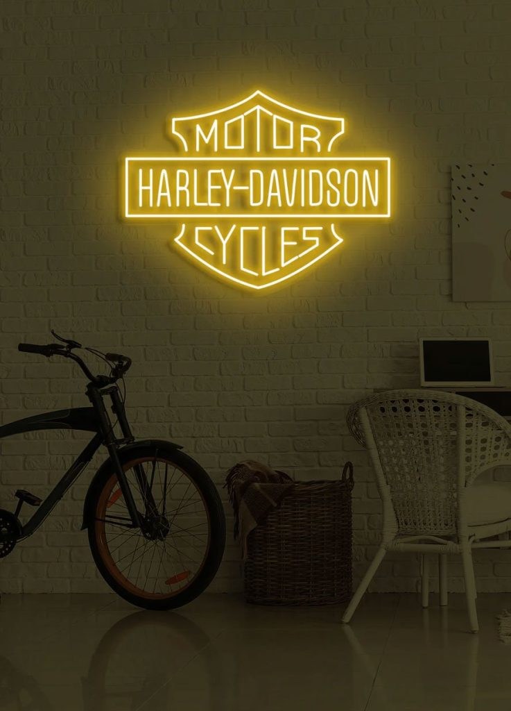 Harley Davidson Neon Sign - Superior Custom LED Neon Light Signs | Mr ...