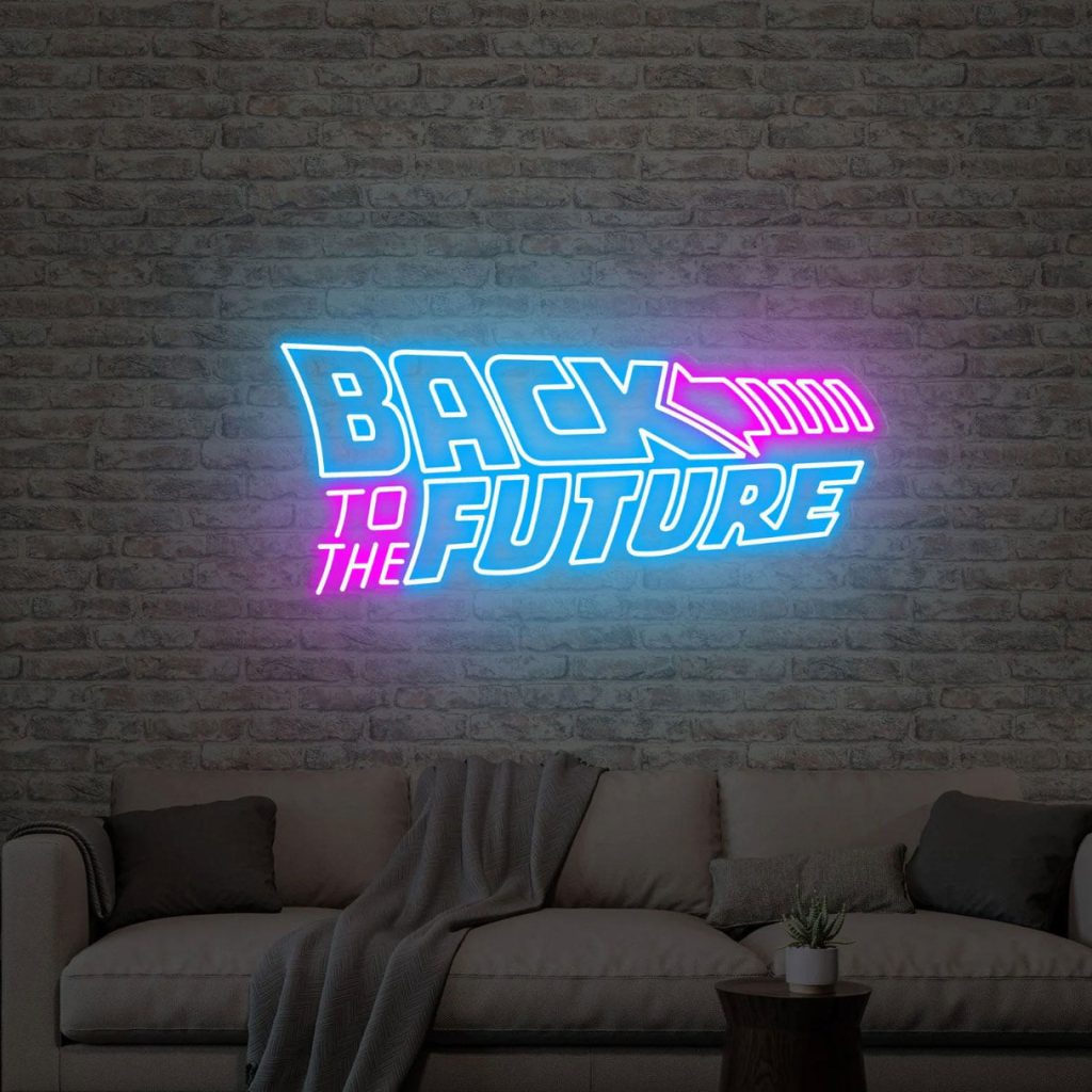 Back To The Future Neon Sign - Superior Custom LED Neon Light Signs ...