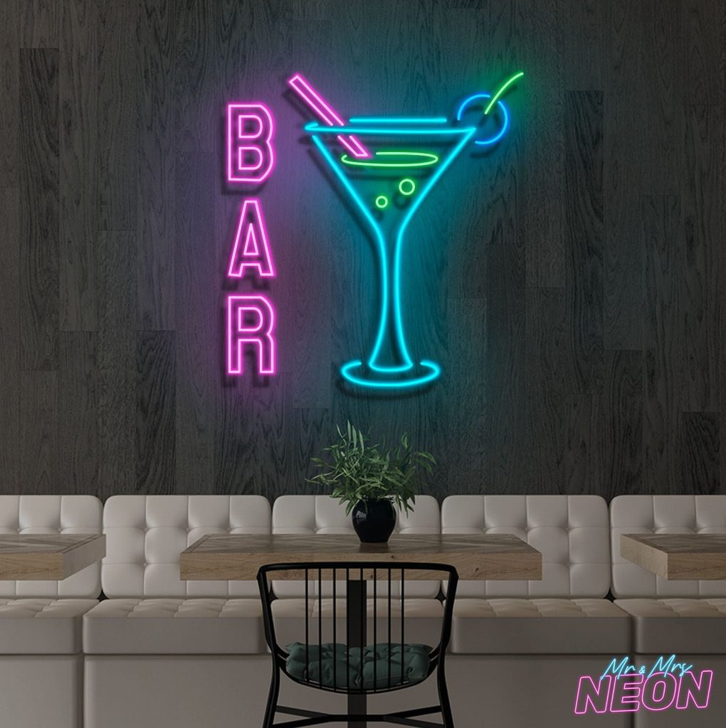Bar Neon Light - Superior Custom LED Neon Light Signs | Mr & Mrs Neon