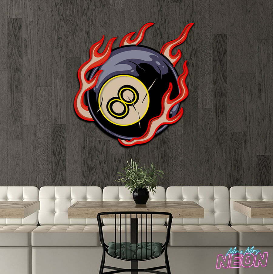 8 Ball Neon Sign Light - Superior Custom LED Neon Light Signs | Mr ...