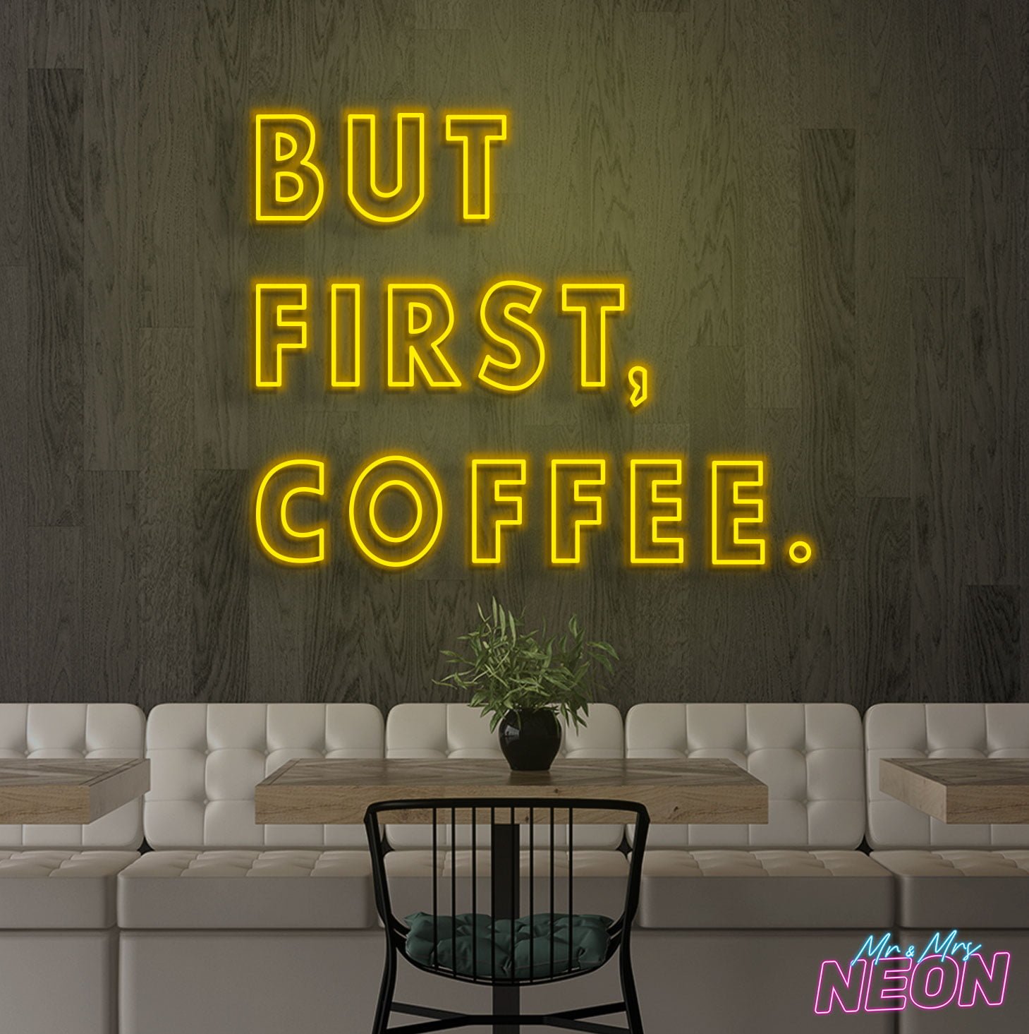 But First Coffee Neon Sign - Mr & Mrs Neon