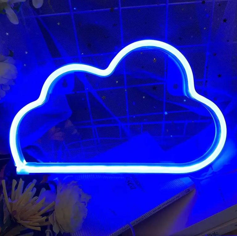 Cloud Neon Sign - Superior Custom LED Neon Light Signs | Mr & Mrs Neon