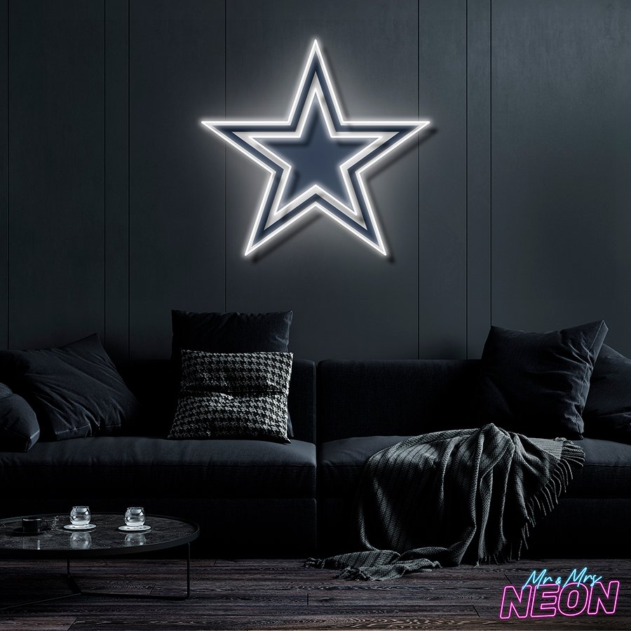 Dallas Cowboys Neon Light Artwork - Superior Custom LED Neon Light ...