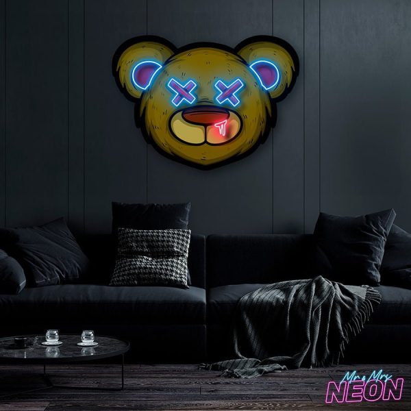 Dead Bear Neon Light Artwork - Superior Custom LED Neon Light Signs ...