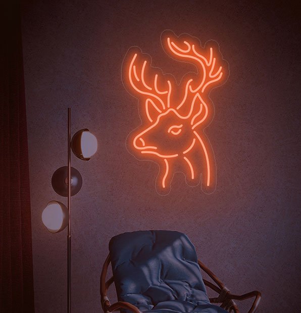 Deer Neon Wall Art - On Sale | Mr & Mrs Neon