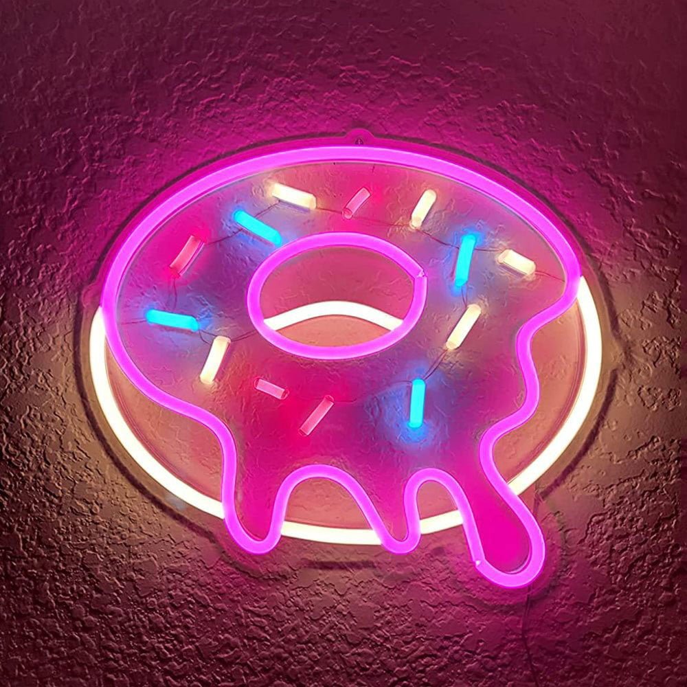 Doughnut Neon Art Sign - Superior Custom LED Neon Light Signs | Mr ...