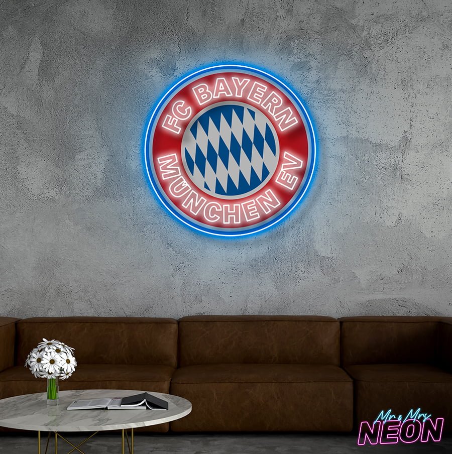 Bayern Munchen Neon Sign - Superior Custom LED Neon Light Signs | Mr ...