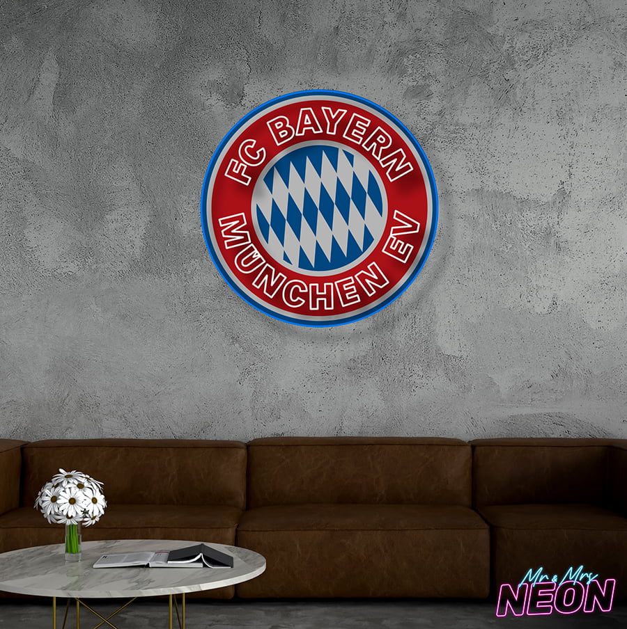 Bayern Munchen Neon Sign - Superior Custom LED Neon Light Signs | Mr ...