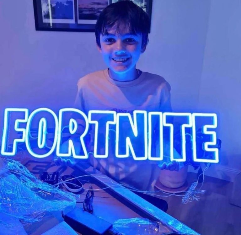 Fortnite Neon Sign - Superior Custom LED Neon Light Signs | Mr & Mrs Neon