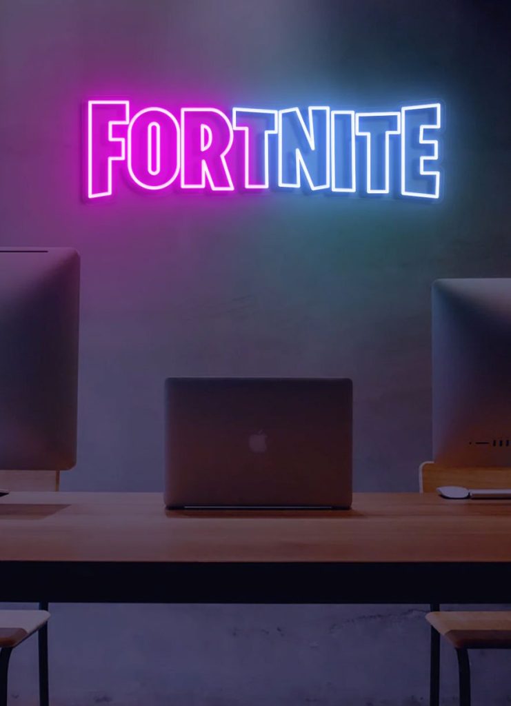 Fortnite Neon Sign - Superior Custom LED Neon Light Signs | Mr & Mrs Neon