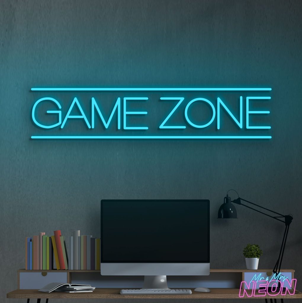 Game Zone Neon Light Sign - Superior Custom LED Neon Light Signs | Mr ...