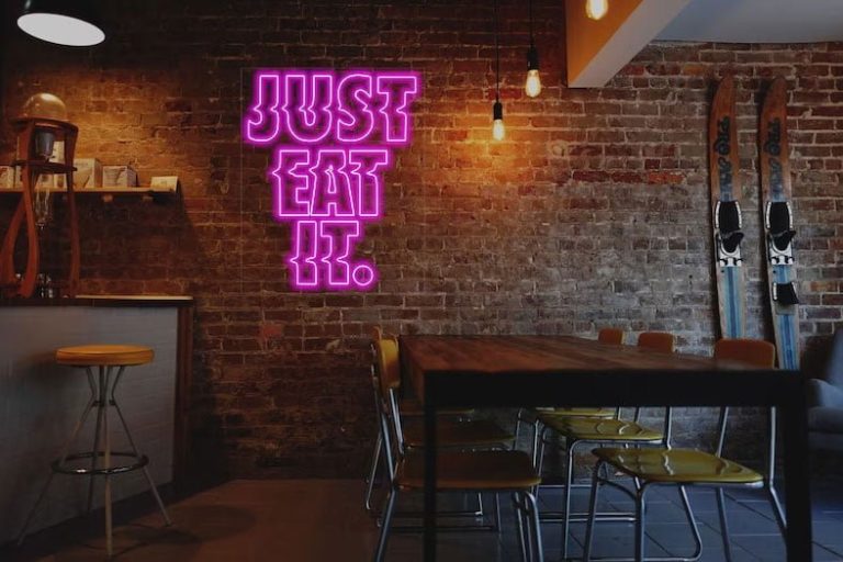 Just Eat It Neon Sign - Superior Custom LED Neon Light Signs | Mr & Mrs ...