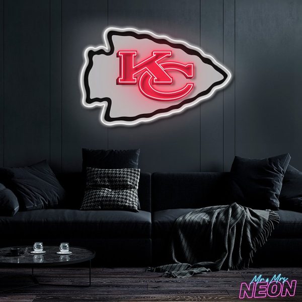 Kansas City Chiefs Neon Light Artwork - Superior Custom LED Neon Light ...