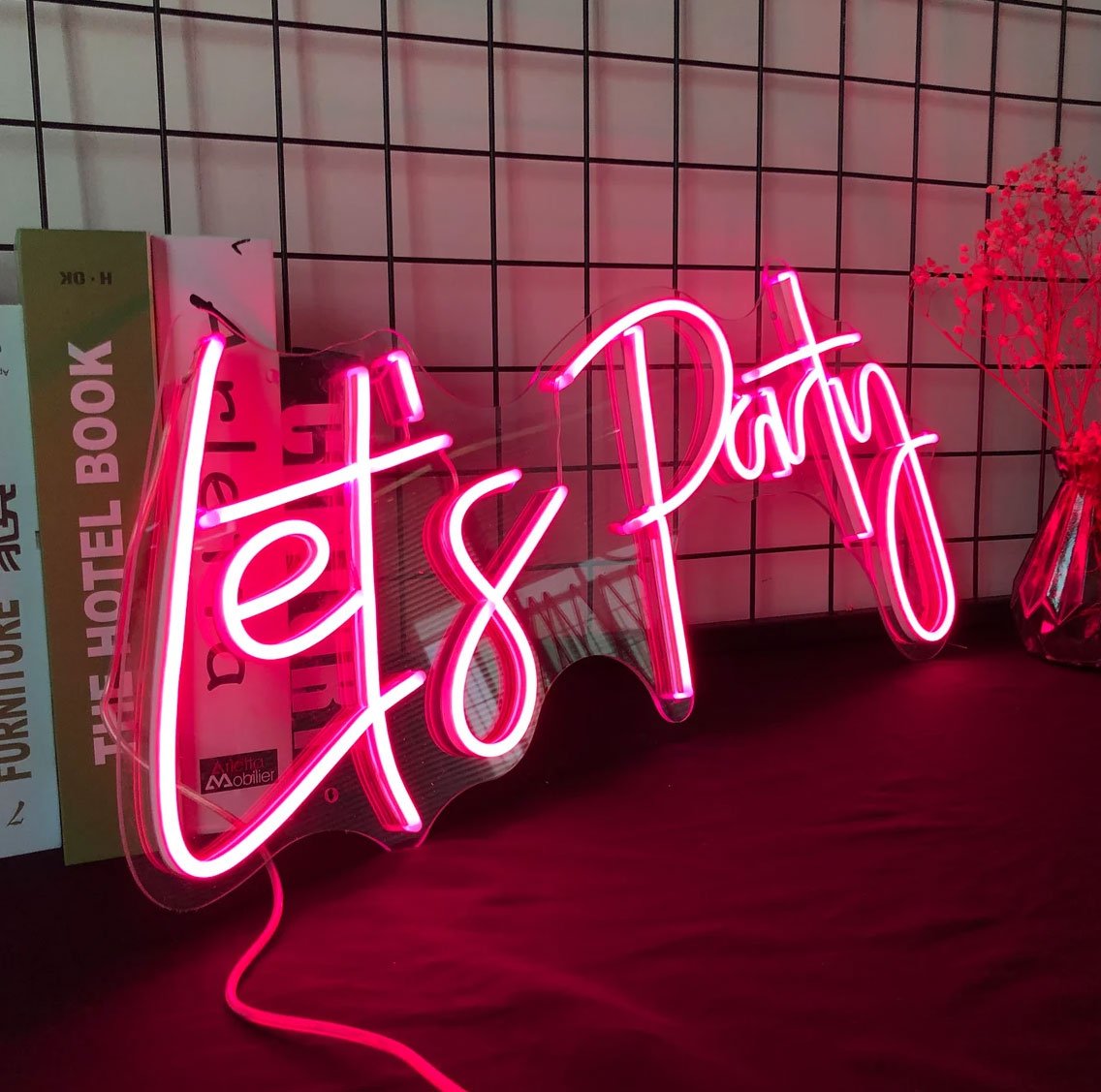Let's Party Neon Sign - Superior Custom LED Neon Light Signs | Mr & Mrs ...