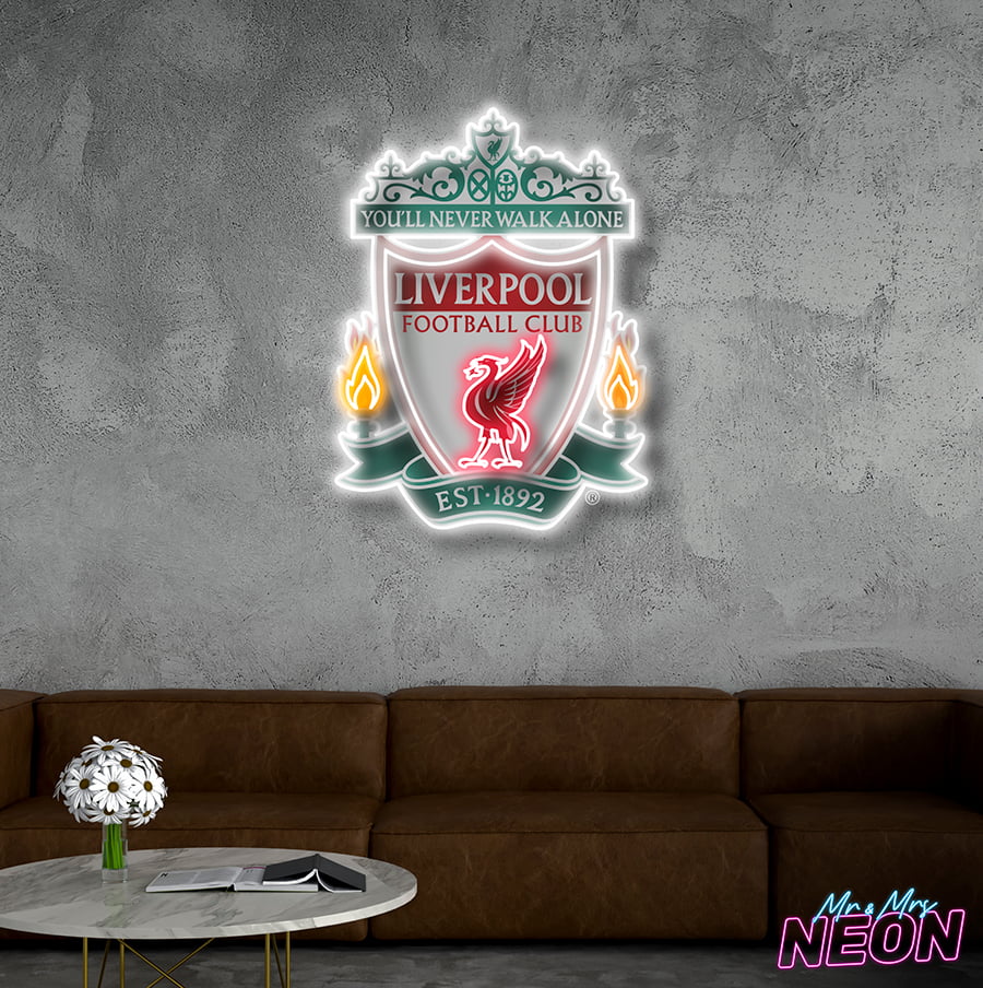 Liverpool Neon Sign - Superior Custom LED Neon Light Signs | Mr & Mrs Neon