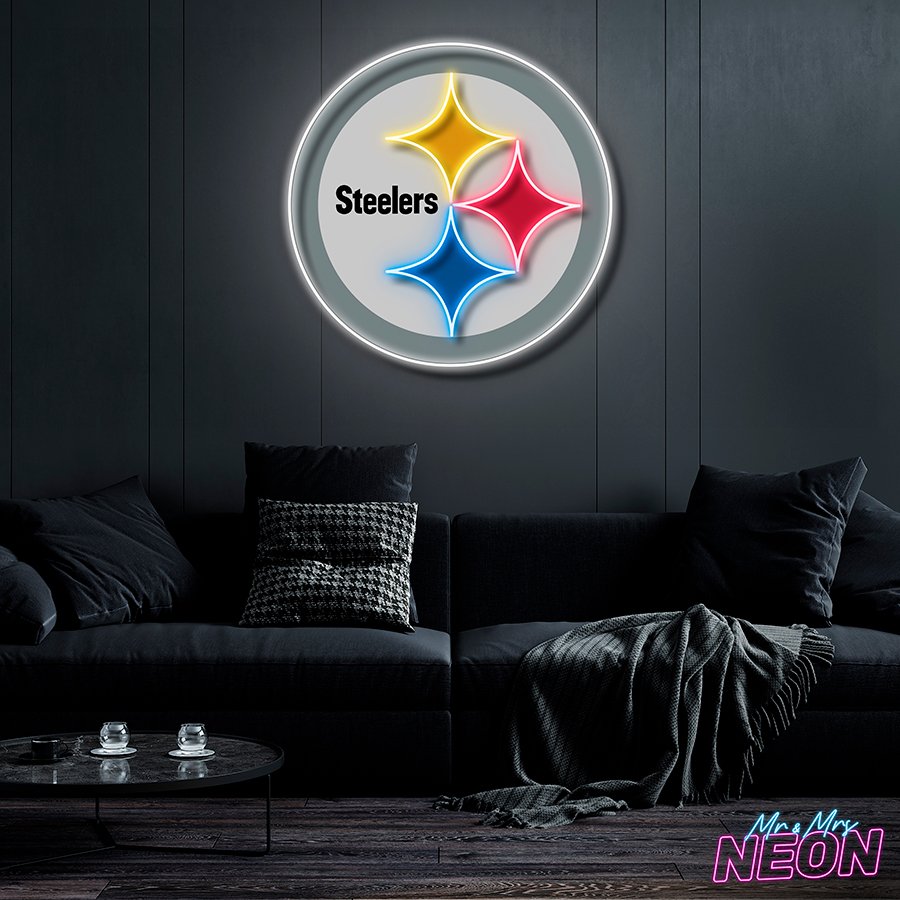 Pittsburg Steelers Neon Light Artwork - Superior Custom LED Neon Light ...