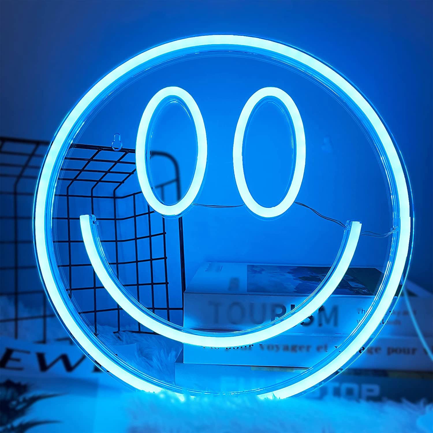 Smiley Face Neon Sign - Superior Custom LED Neon Light Signs | Mr & Mrs ...
