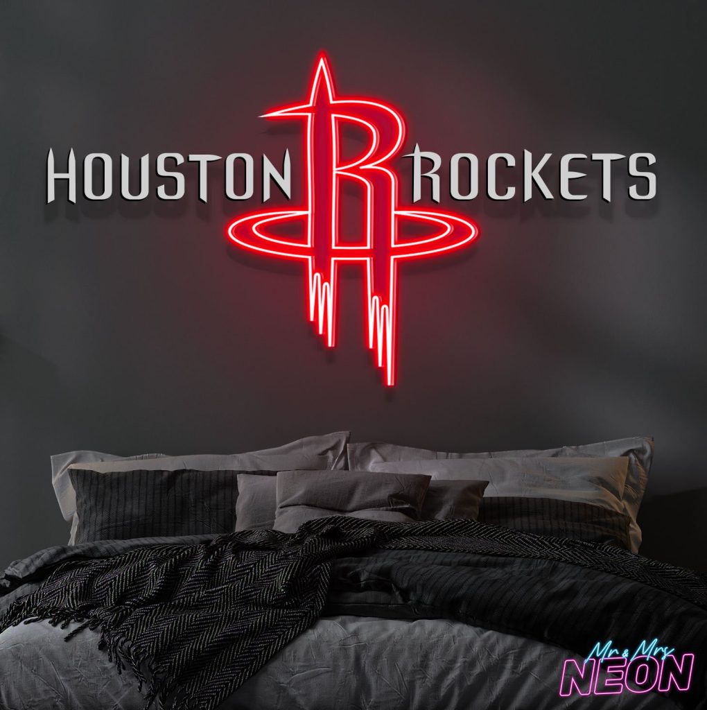 Houston Rockets Neon Sign - Superior Custom LED Neon Light Signs | Mr ...