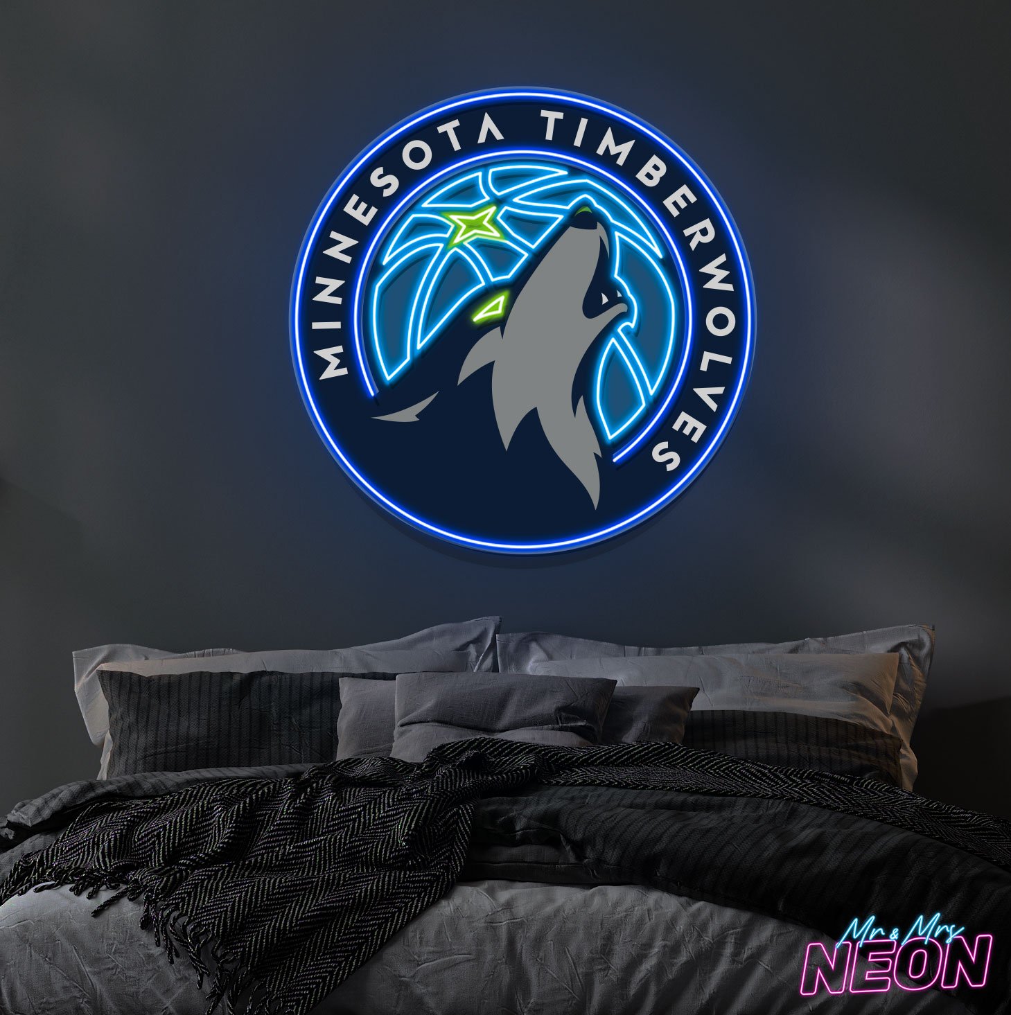 Minnesota Timberwolves Neon Sign - Superior Custom LED Neon Light Signs ...
