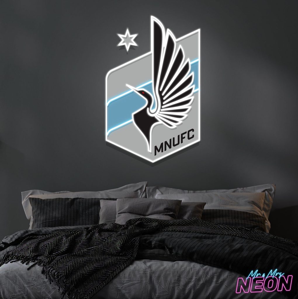 Minnesota United Neon Sign - Superior Custom LED Neon Light Signs | Mr ...