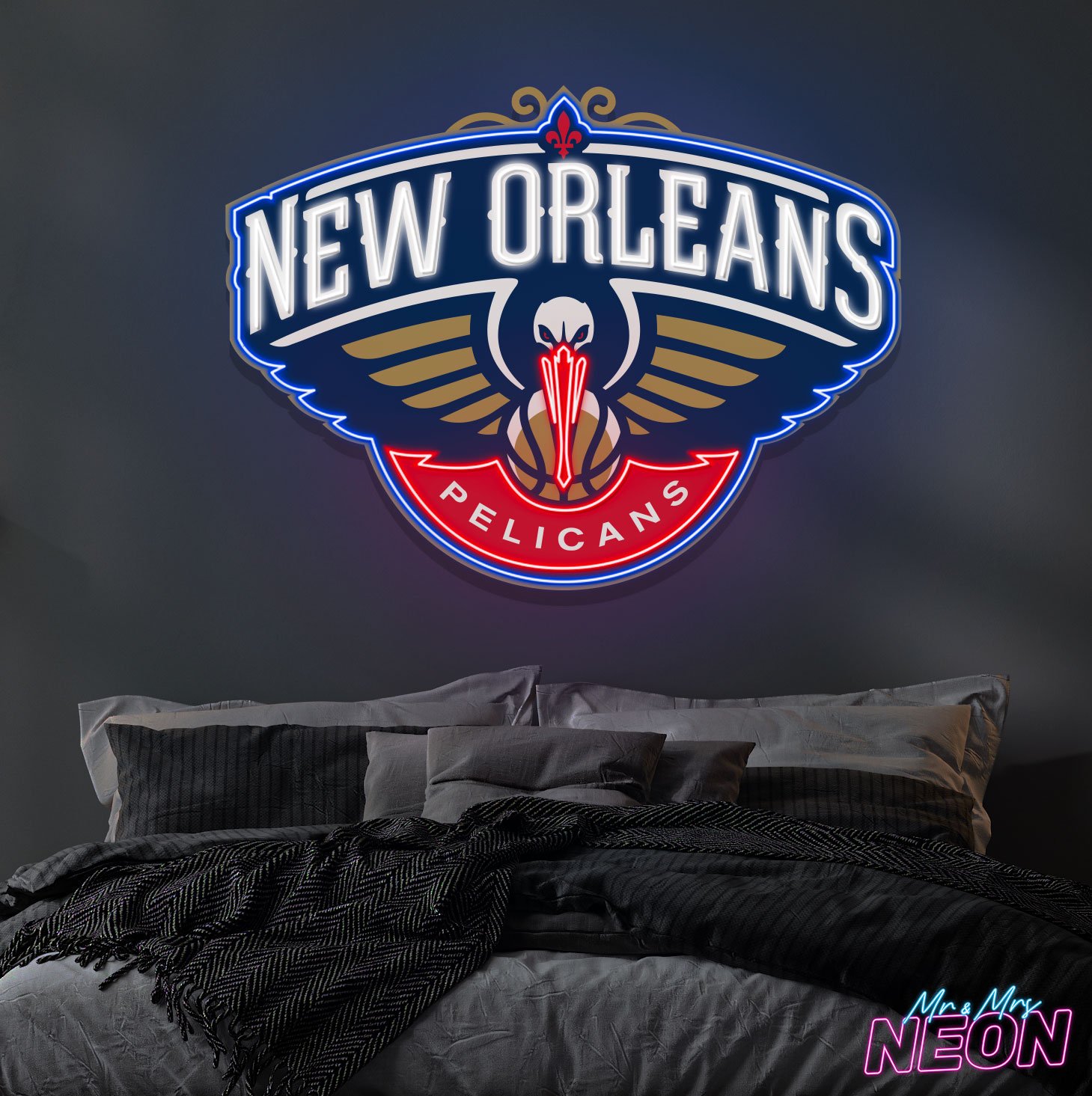 New Orleans Pelicans Neon Sign - Superior Custom LED Neon Light Signs ...