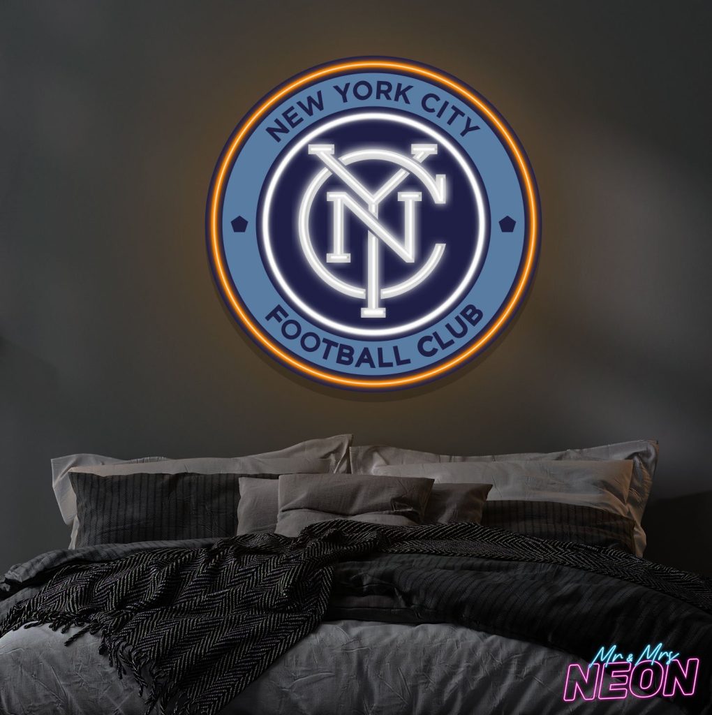 New York City FC Neon Sign - Superior Custom LED Neon Light Signs | Mr ...