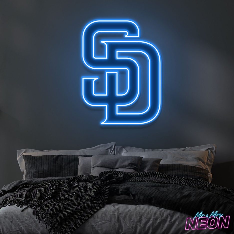 San Diego Padres Neon Sign - Superior Custom LED Neon Light Signs | Mr ...