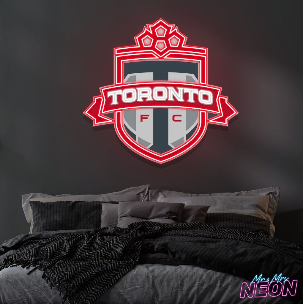 Toronto FC Neon Sign - Superior Custom LED Neon Light Signs | Mr & Mrs Neon