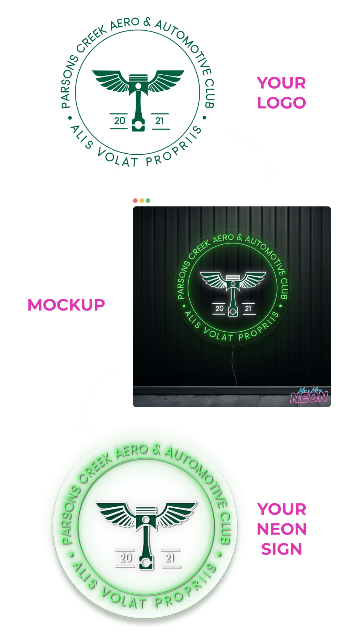 Superior Custom LED Neon Light Signs | Mr & Mrs Neon