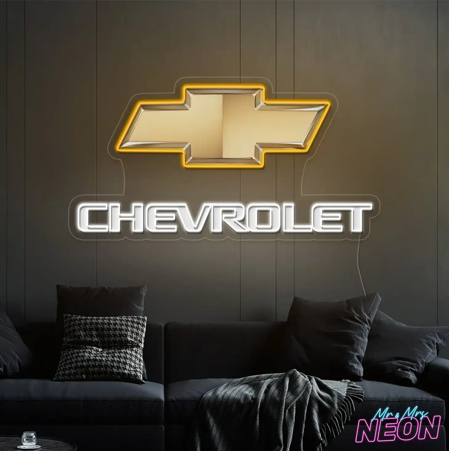 Chevrolet Neon Sign - Superior Custom LED Neon Light Signs | Mr & Mrs Neon