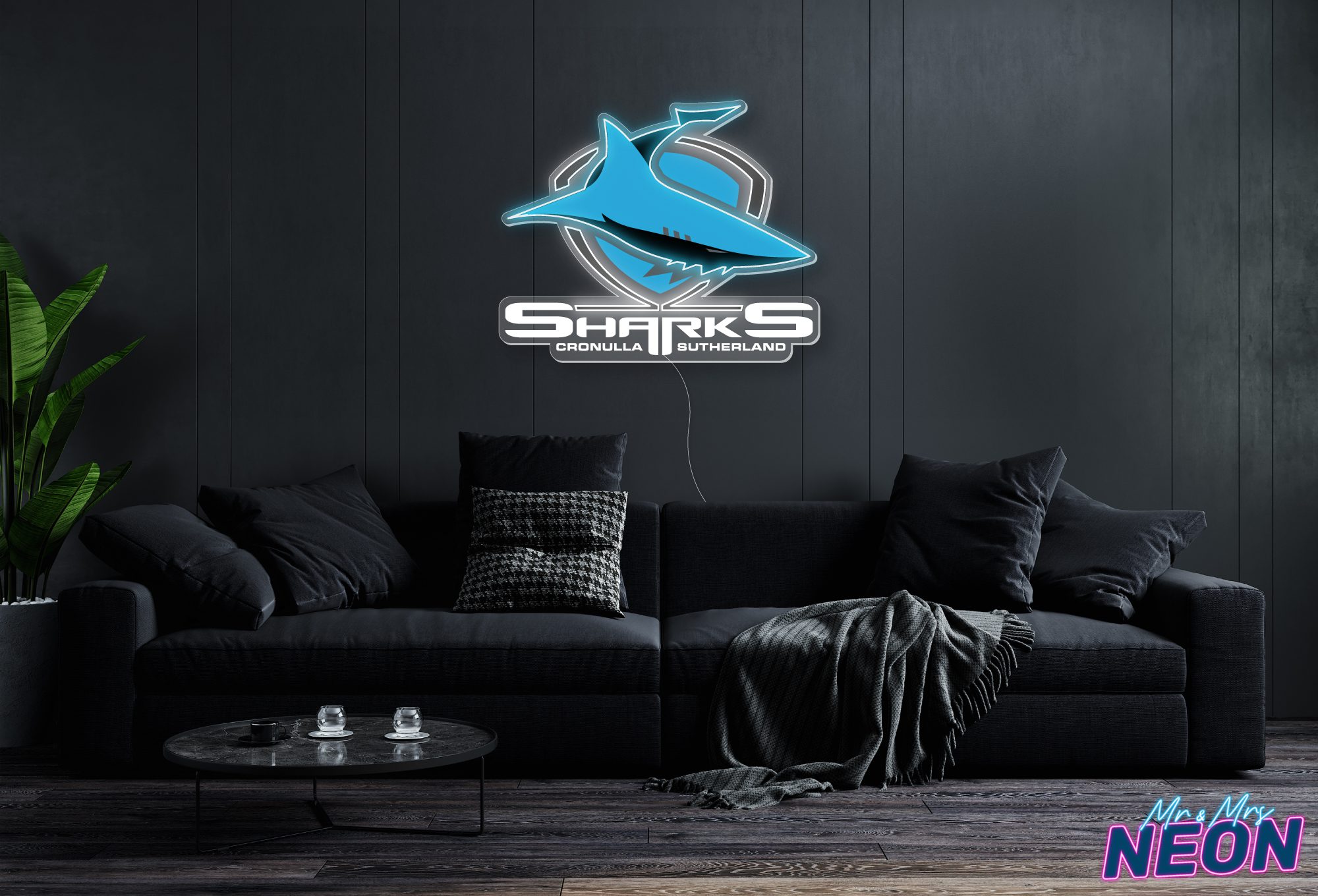 Cronulla Sharks Logo Neon Sign - On Sale Now!
